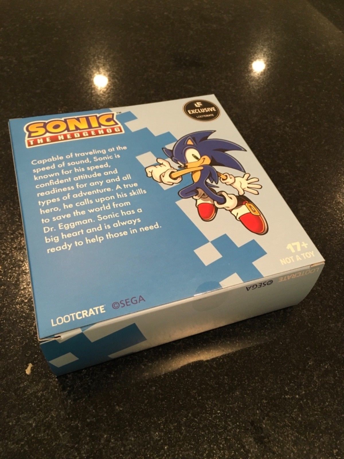 LOOTCRATE PLAYBACK Exclusive SONIC THE HEDGEHOG Figurine SEGA Loot ...