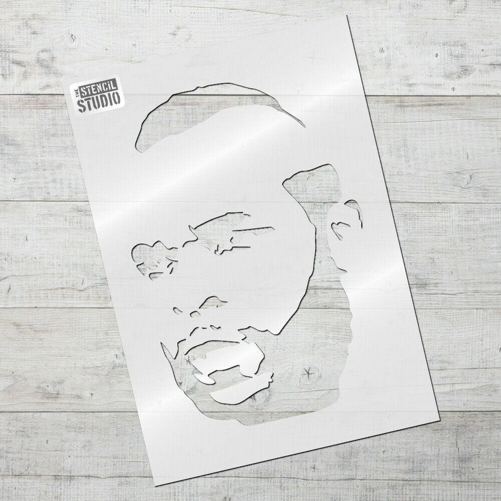 Mr T Stencil - Reusable Wall stencil - Wall Art - DIY Art - Famous ...