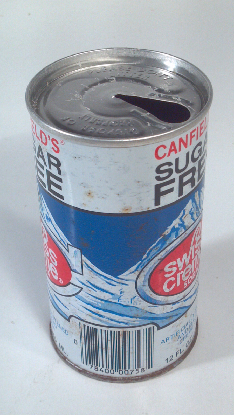 Vintage Canfield's Swiss Creme Soda Pop Can 12oz Straight Steel Chicago ...