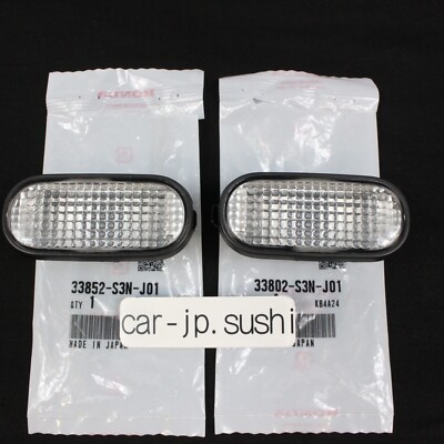 Honda GENUINE INTEGRA TYPE R CLEAR SIDE MARKER L R 33852-S3N-J01 33802 ...