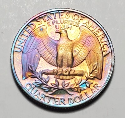 TONED 1988 S WASHINGTON QUARTER PROOF UNC #C3376 | eBay