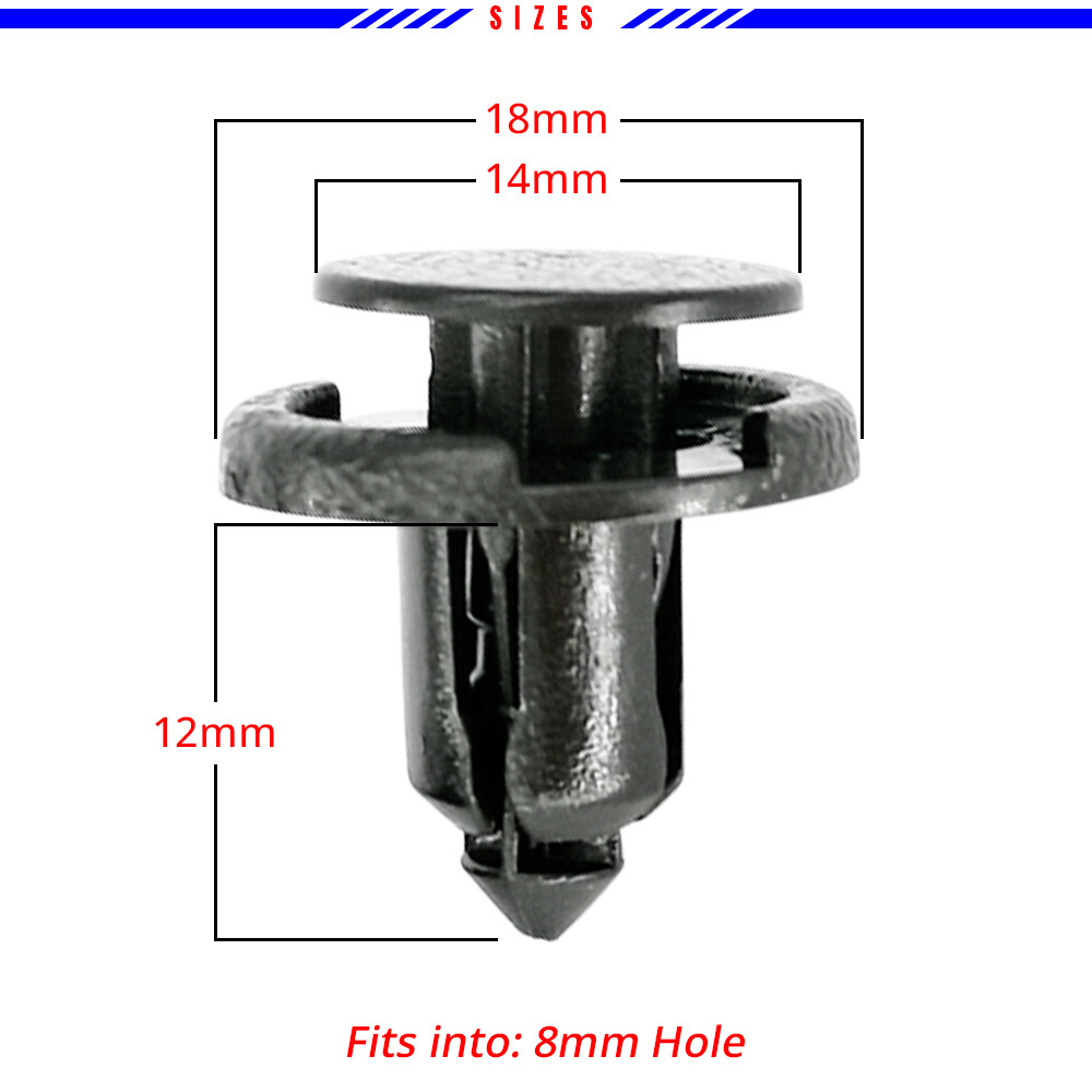 Mean Mug Auto 15x Bumper Fender Clip For Nissan 01553-09611 Toyota ...