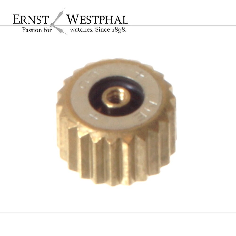 Genuine EDOX crown 5.6 mm x 3.9 mm, gold-plated | eBay