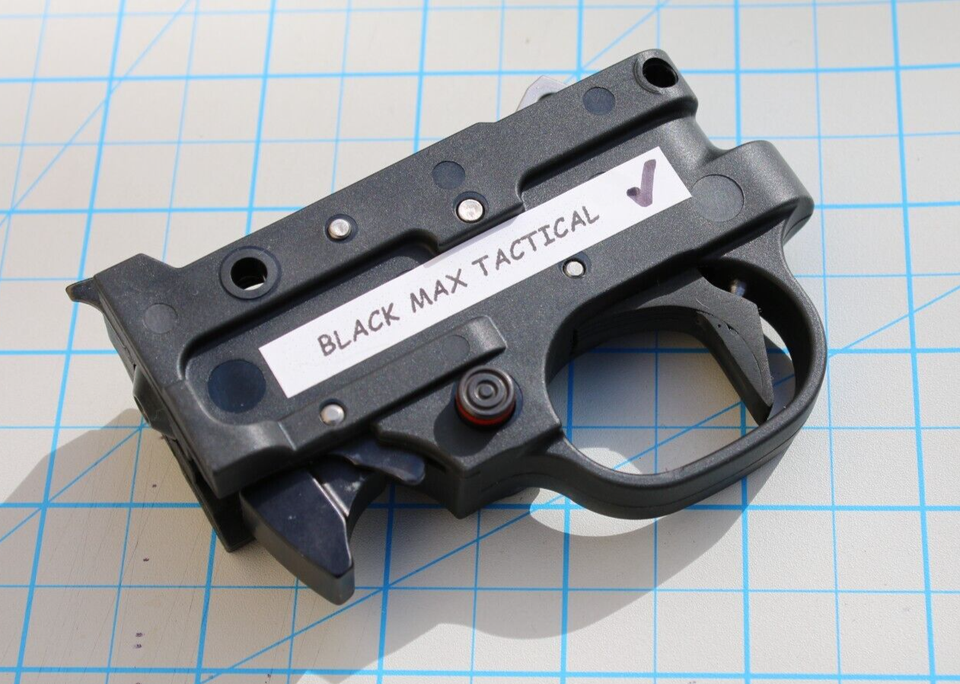 Ruger 10/22 Trigger Assembly by Hornet Custom Black Max TACTICAL GROUP ...