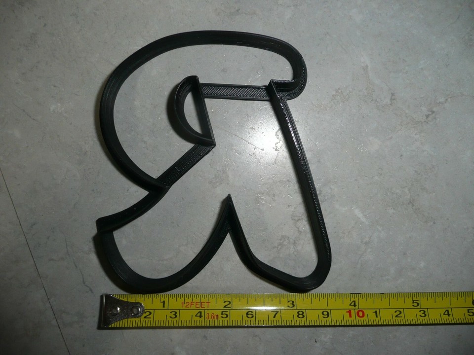 LETTER R UPPERCASE FANCY STYLIZED FONT ALPHABET SPECIAL COOKIE CUTTER ...