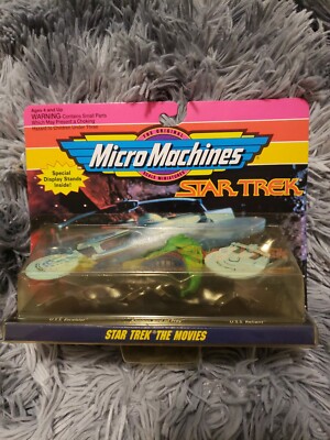 1993 Micro Machines - Star Trek Space Vehicles Excelsior/Bird Prey ...