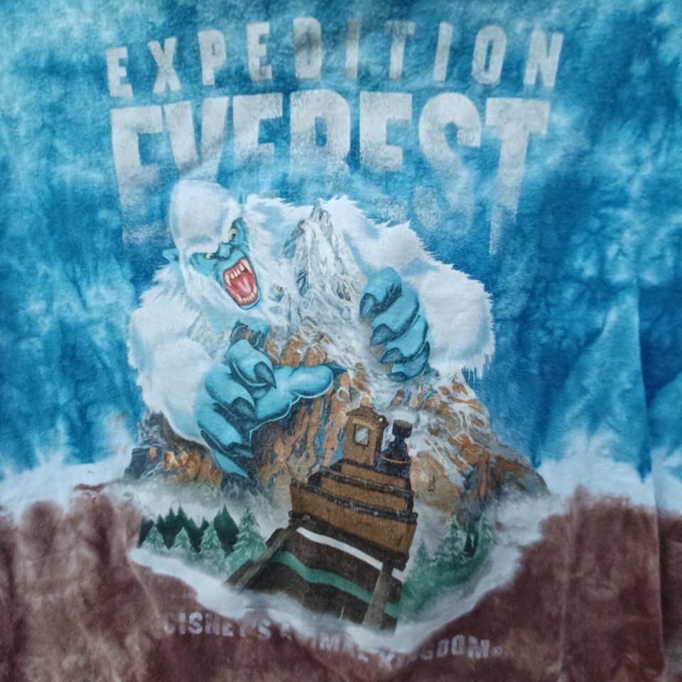 Disney Animal Kingdom Tie Dye Yeti Expedition Everest Small Roller ...