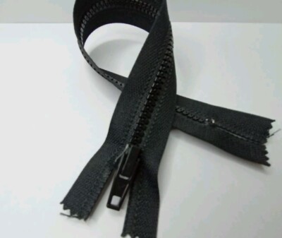 30CM PASKAL SIZE 5 BLACK CLOSE END CHUNKY ZIPPER PLASTIC 12" AUTO LOCK ...