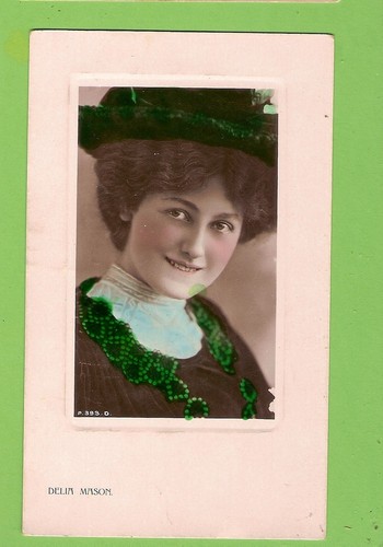 #F. POSTCARD - DELIA MASON, ROTARY PHOTOGRAPHIC PLATE SUNK GEM SERIES ...
