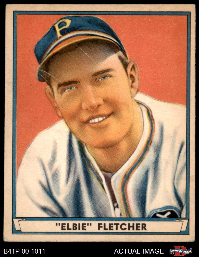 1941 Play Ball #62 Elbie Fletcher Pirates 4 - VG/EX | eBay