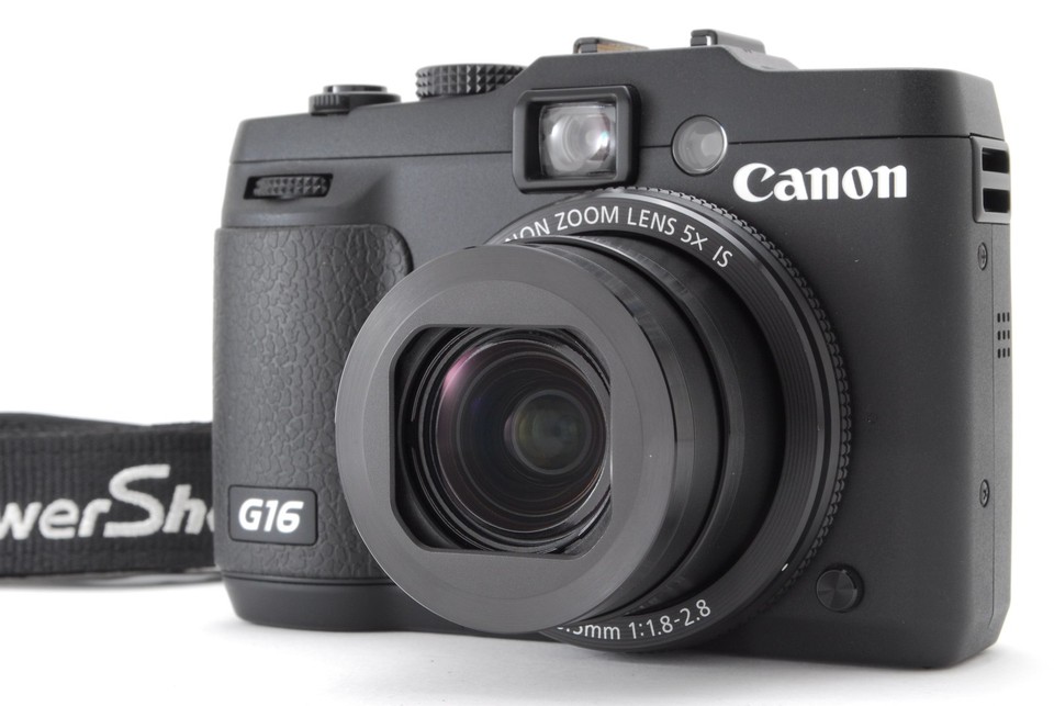 [Top MINT in BOX] Canon Powershot G16 12.1MP Compact Digital Camera ...