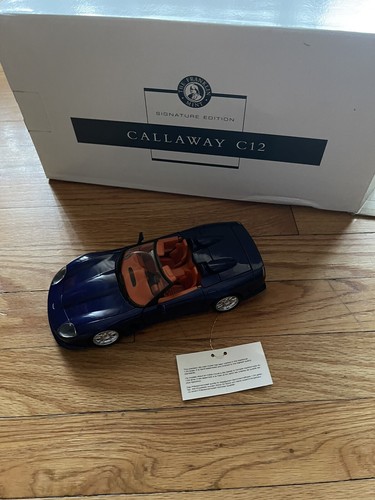Franklin Mint Callaway C12 Signature Edition Corvette 1/24 w/Box No ...