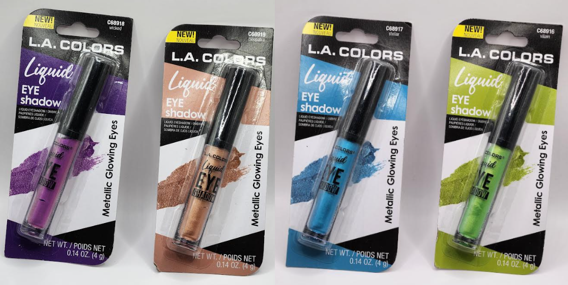Lot of 2 - L.A. Colors Liquid Eyeshadow Metallic Glow, You Choose | eBay