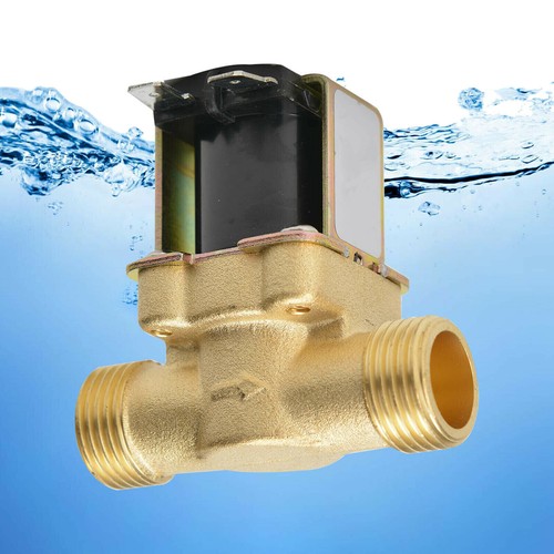 G 1/2" DC 12V Magnetventil Elektrisch Wasserventil N/C Wasser Einlass ...
