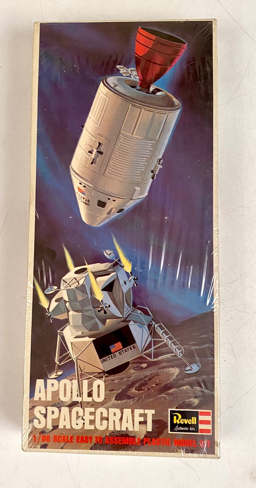 REVELL 1967 APOLLO SPACECRAFT 1/96 MODEL SPACESHIP ROCKET KIT UNOPENED ...