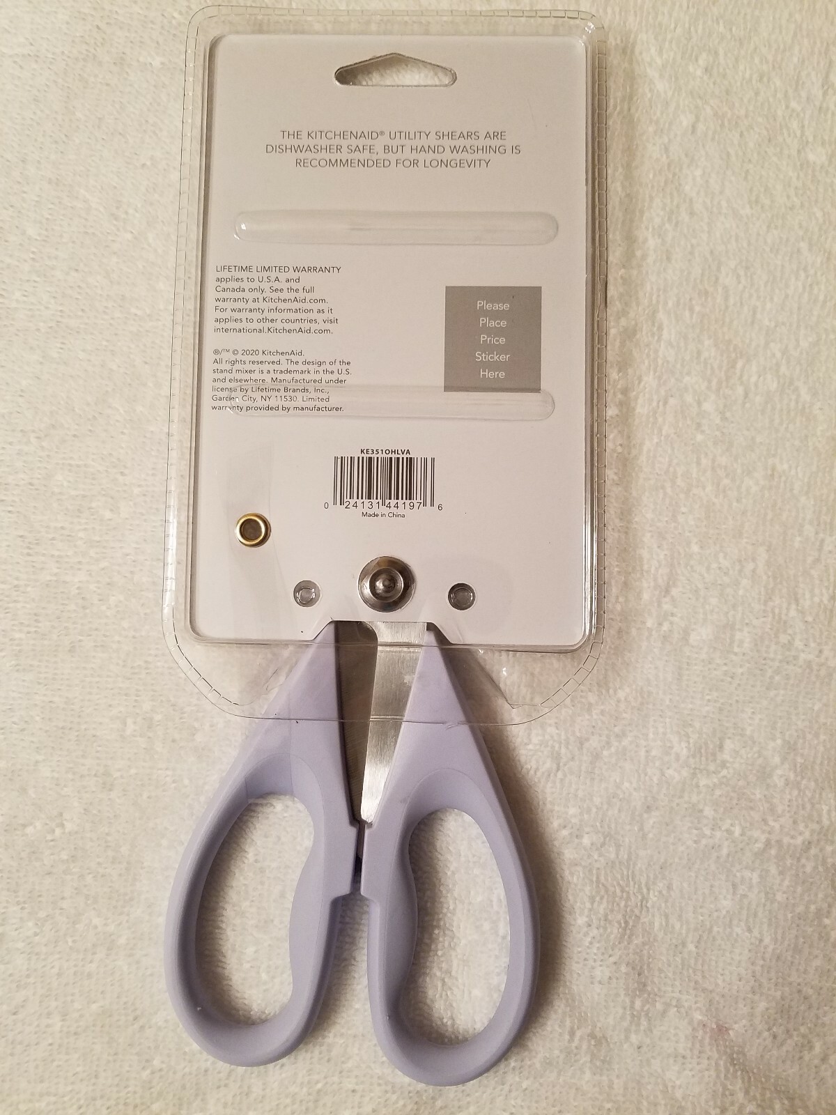 KitchenAid Shears Food Prep Utility Scissors Lavender Purple KE351OHLVA ...