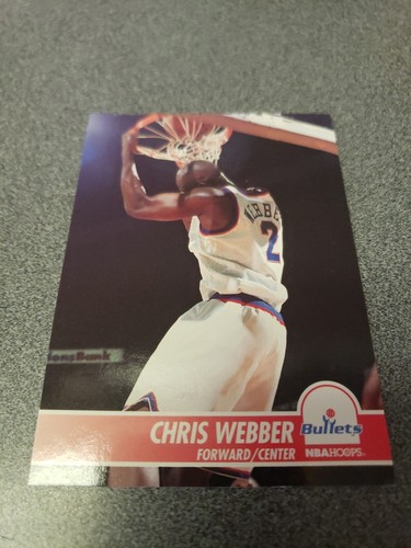 Chris Webber 1993-94 Hoops Basketball Card #382 Bullets | eBay