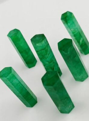 Raw Emerald Crystal Hexagon Shape Emerald Rough Emerald Rough ...