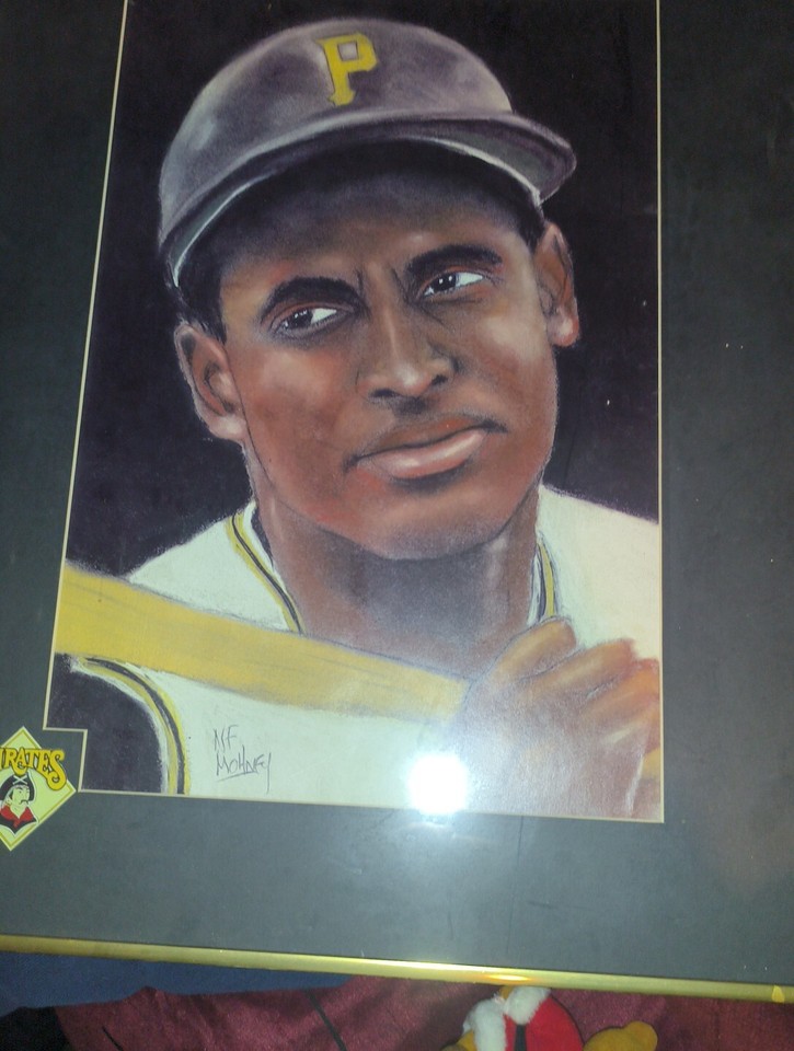 Roberto Clemente Art Framed Pittsburgh Pirates Collectable | eBay
