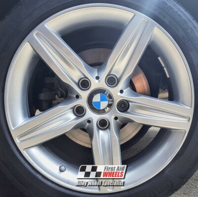R498S Swap BMW 1 / 2 SERIES 4x 17" GENUINE STYLE 379 BRIGHT SILVER ...