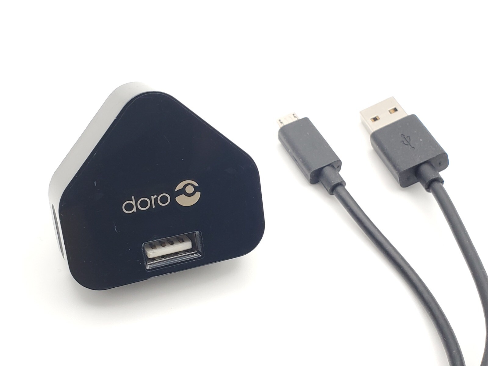 Genuine Doro Mains Wall Charger OR Micro USB Cable For 8028 8030 8040 ...