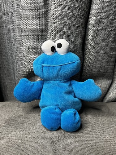 Tyco Cookie Monster Blue Bean Bag Bottom Stuffed Animal Plush 7" Toy ...