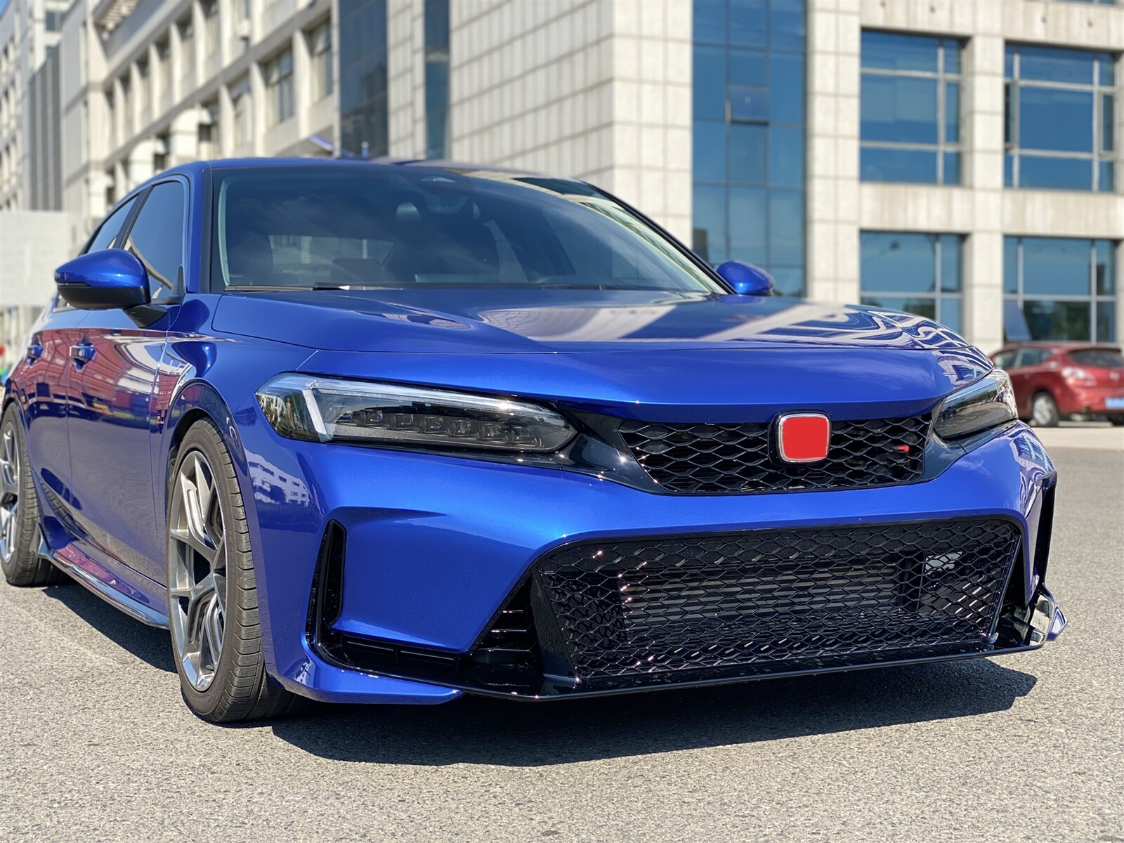 Car Front Bumper Grille Mesh Grill For Honda Civic Non-Si Sedan 2022-24 ...