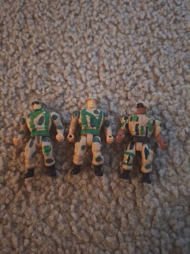 (3) Mighty Action Forces M.A.F Ace Novelty 1993 Desert Commandos Action ...
