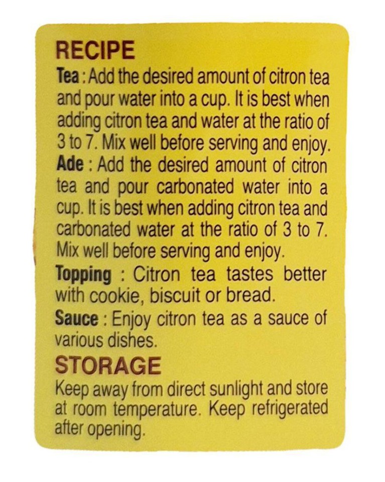 HAIO Ginger Tea with Honey & Yuza Citron Tea with Honey (Combo Pack), 2 ...