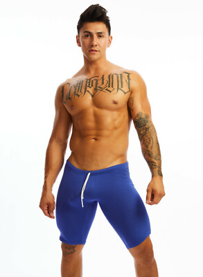 N2N Bodywear Men blue Modal lounge Jammer biker shorts size S M L XL | eBay
