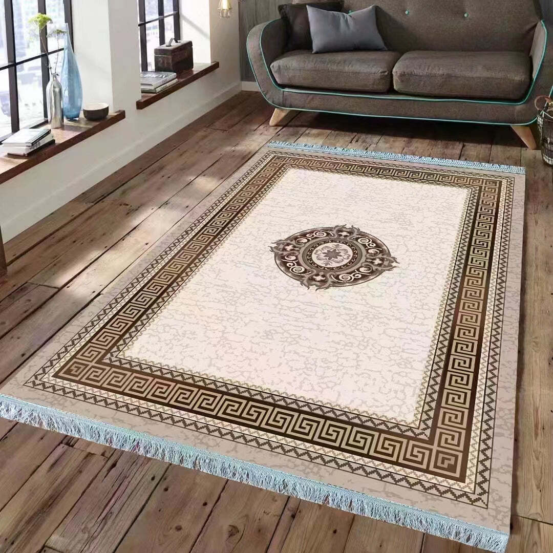 Matteo Roman Art Design Medalllion Machine Woven Indoor Area Rug Carpet ...