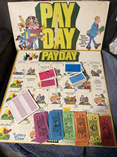 Vintage Payday Board Game Parker Brothers 1975 Complete READ | eBay