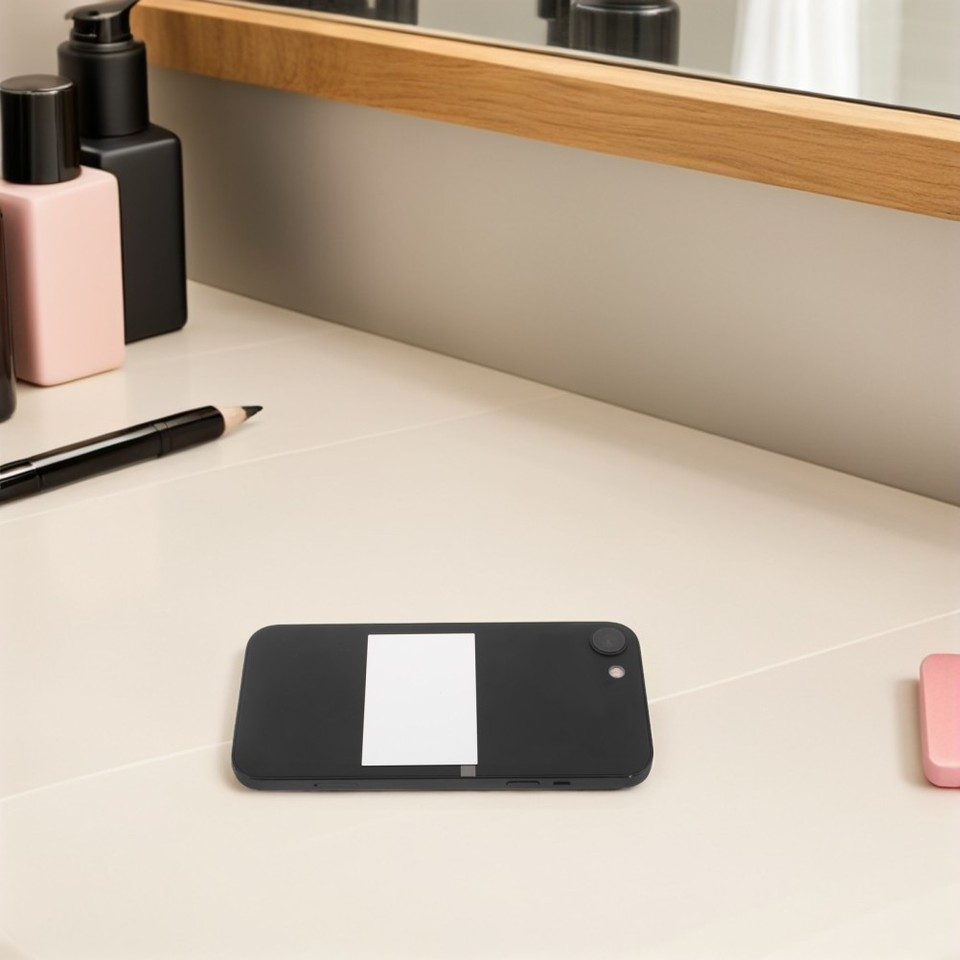 2 Pcs Adhesive Mirror Decal for Phone Case Cellphone Stick-On Mirrors ...