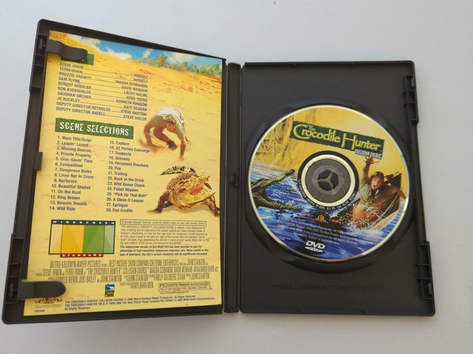 The Crocodile Hunter Collision Course Special Edition DVD Croc-Sized ...