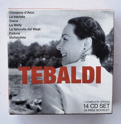 Rare Renata Tebaldi 14 CD Set - 7 Operas 1951-1966 - Bravissimo Opera ...