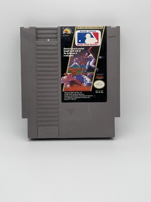 Major League Baseball(Nintendo NES, 1987) Cartridge Tested & Authentic ...