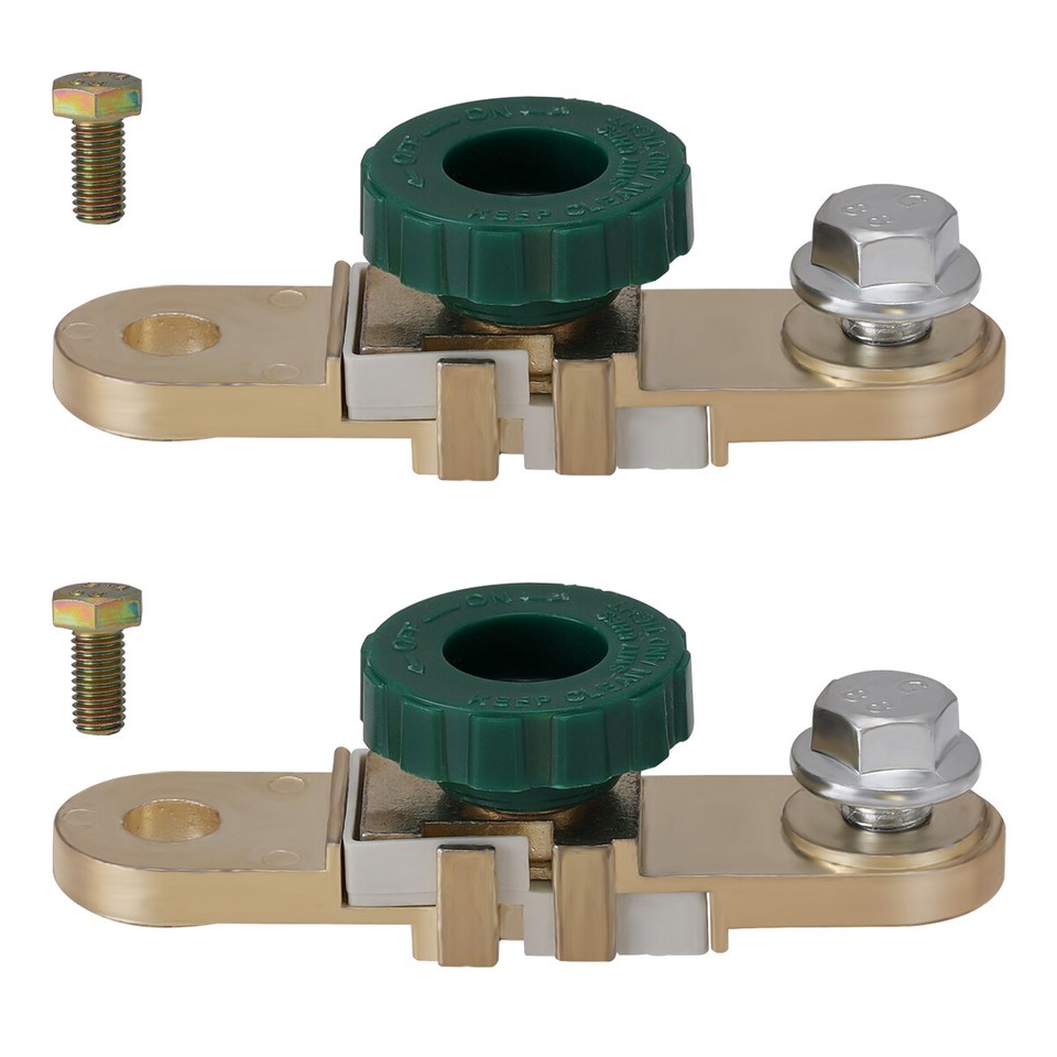 2Pcs Side Post Battery Disconnect Switch Battery Master Switch Isolator ...