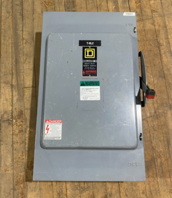 Square D H364N Safety Disconnect Switch 200A 3P 600V 3PH 150HP Max Type ...
