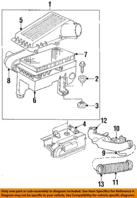 CHRYSLER OEM 93-97 Concorde EngineTransaxle Air Intake-Clamp 4723782 | eBay