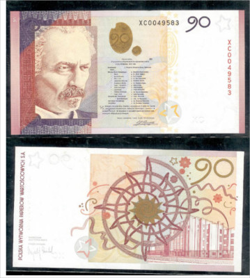 POLAND,PWPW Test Banknote 90 Ignacy Jan Paderewski, 2009 | eBay