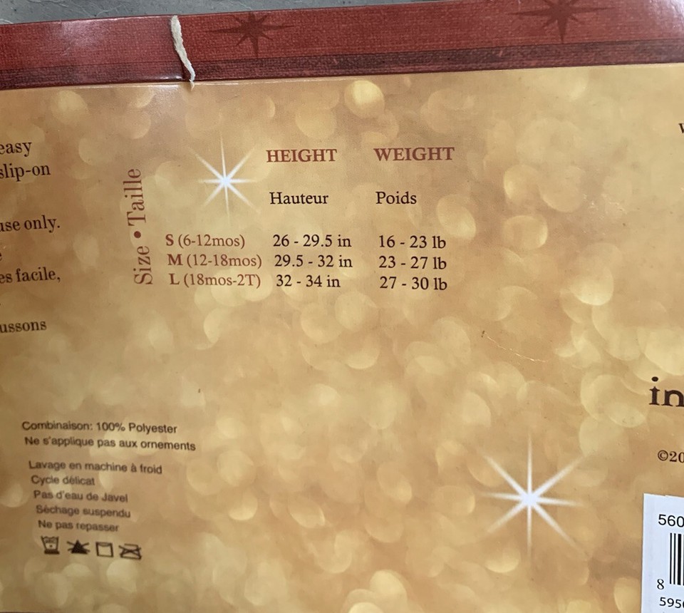 Incharacter Santa’s Reindeer Rascal Baby Toddler Costume Outfit 18 Mos ...