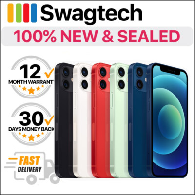 New Sealed APPLE iPhone 12 64GB 128GB 256GB Smartphone Factory Unlocked ...