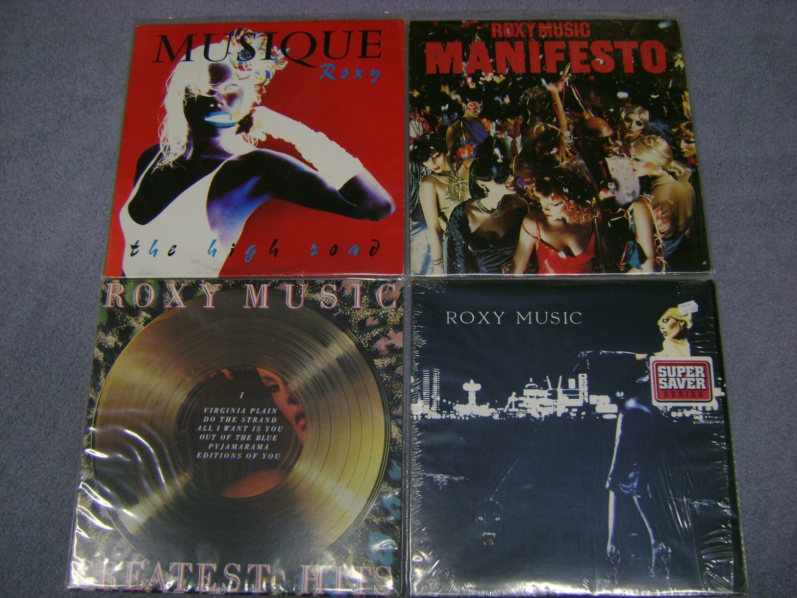 Lot of 4 used Roxy Music LPs | eBay