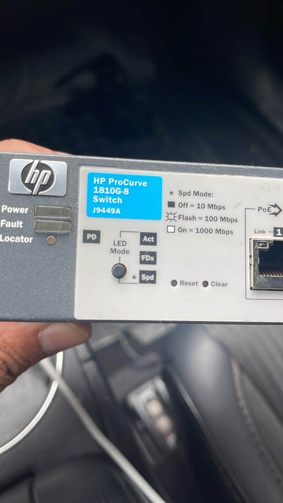 HP (J9449A) 8-Ports External Switch Managed with power supply | eBay