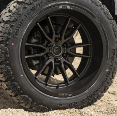 4 New 20" Fuel D762 Clash Matte Black Dark Tint 20x9 6x135 Wheels Rims ...