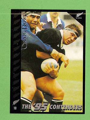 1995 NEW ZEALAND ALL BLACKS RUGBY UNION CARD #10 CRAIG DOWD | eBay