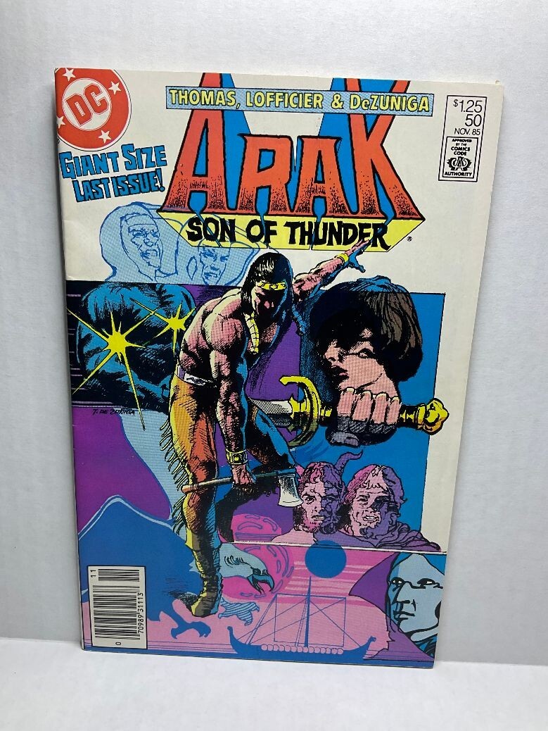 ARAK Son of Thunder Comic Book (Issue #50) Giant-Size Last Issue of ...