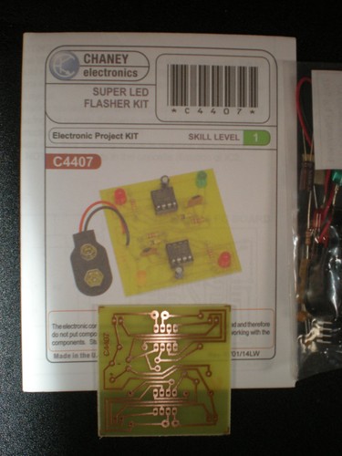 (4) LED Super Flasher Electronic Kit, Great STEM or DIY Circuit Project ...