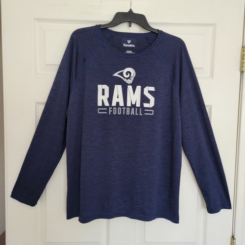 Los Angeles Rams Football Fanatics Men's Long Sleeve T-Shirt Size XL | eBay