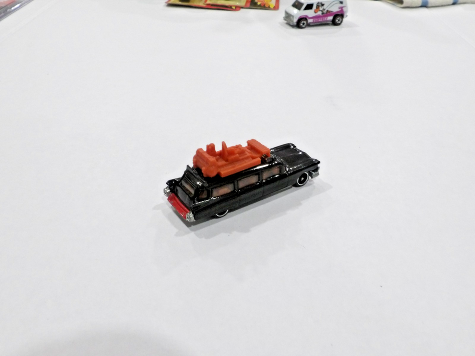 HOTWHEELS PROTOTYPE GHOSTBUSTERS CADDY BLACK BARBIE SKIN UNSPUN RARE ...